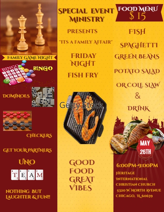 FRIDAY NIGHT FISH FRY | PosterMyWall