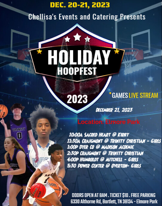 Day 2 Holiday Hoopfest 2023 | PosterMyWall