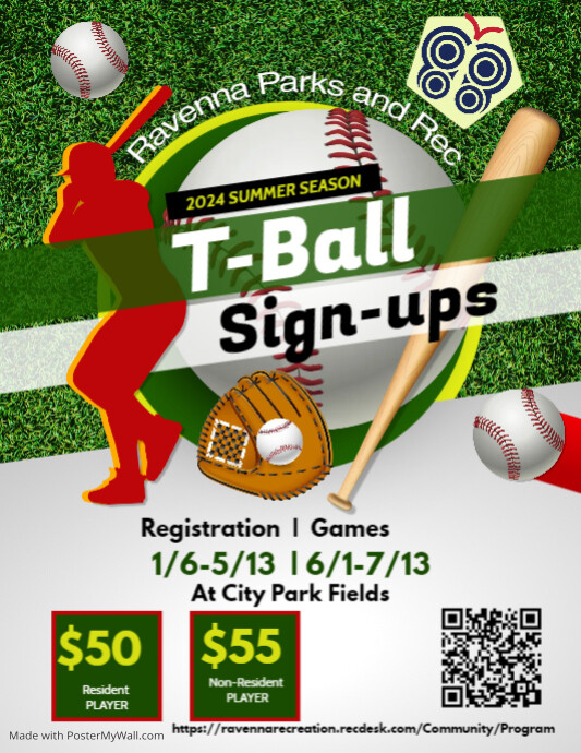 T-Ball Flyer | PosterMyWall