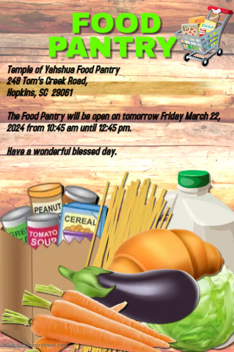 Copy of Food Pantry Template | PosterMyWall