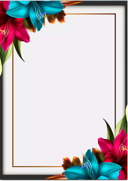flower frame | PosterMyWall