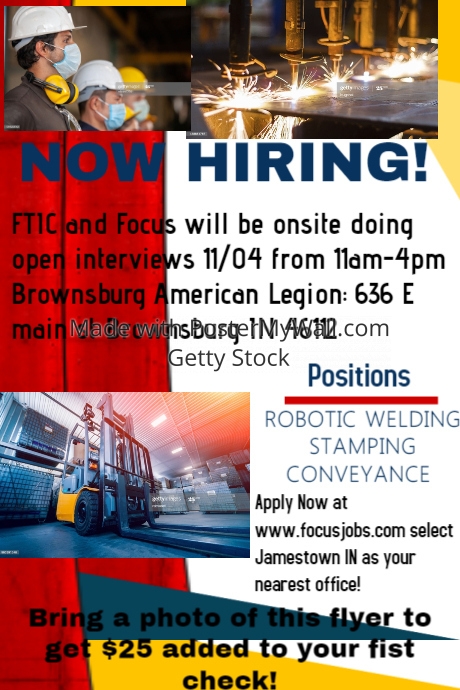 Copy of Construction Company Template | PosterMyWall