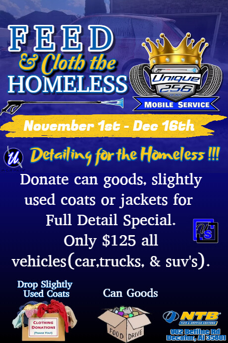 Feed the homeless Flyer Design Template | PosterMyWall