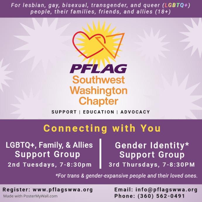 PFLAG Flyer | PosterMyWall