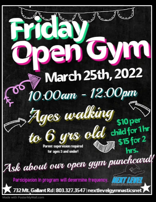 Copy of Open Gym 2022 | PosterMyWall