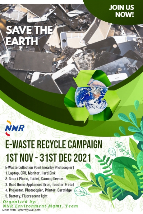 Copy of Recycling Campaign Advertisement Poster | PosterMyWall