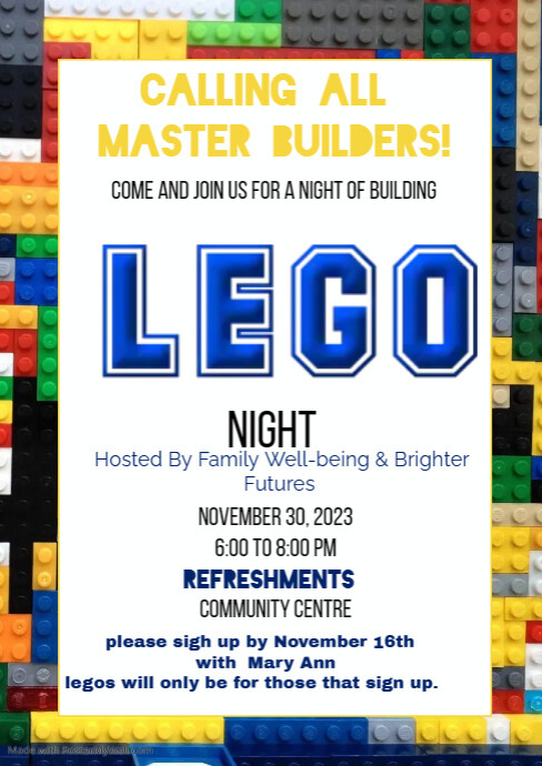 Lego Birthday Party Invite | PosterMyWall