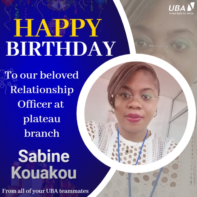 Anniversaires UBA | PosterMyWall