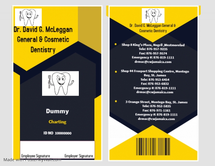 Copy of ID Design Template | PosterMyWall
