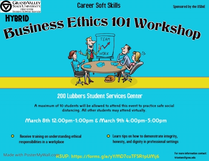 Copy of Business Ethics 101 flyer | PosterMyWall