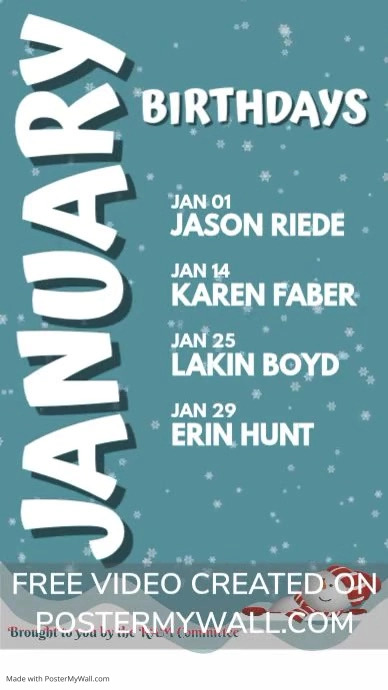 January 23 | PosterMyWall