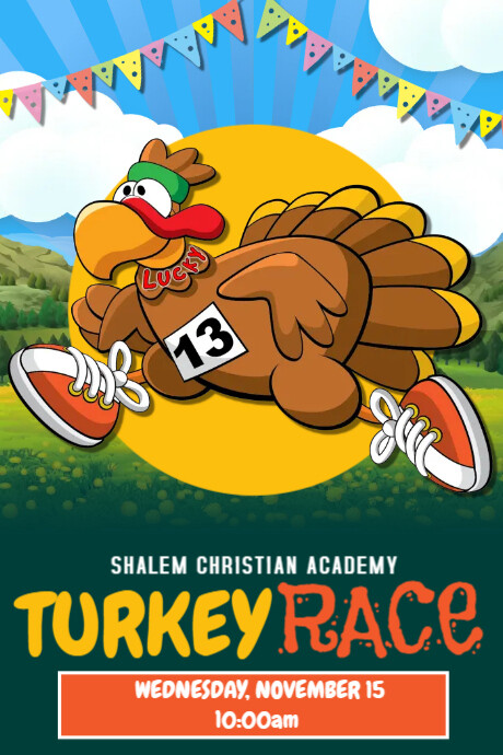 Turkey Trot Poster | PosterMyWall