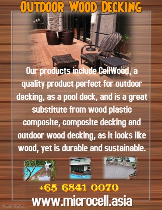 Outdoor Wood Decking | PosterMyWall