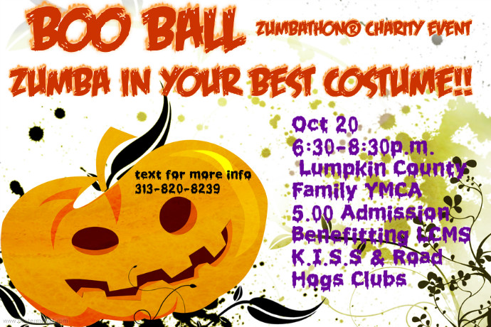 Boo Ball Zumbathon® Charity Event | PosterMyWall