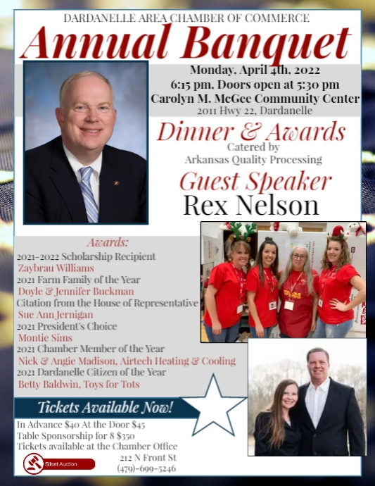 Annual Chamber Banquet flyer | PosterMyWall