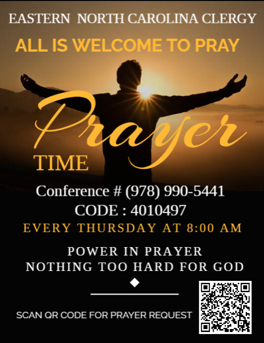 Copy of Church Prayer Night Flyer Invitation | PosterMyWall