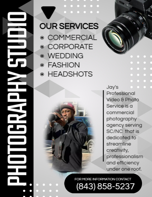 Copy of Photography Studio Flyer | PosterMyWall