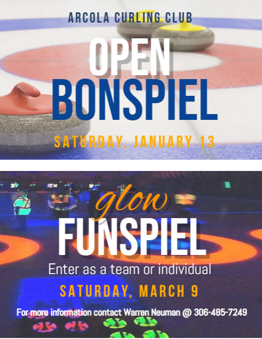 Curling Funspiel | PosterMyWall