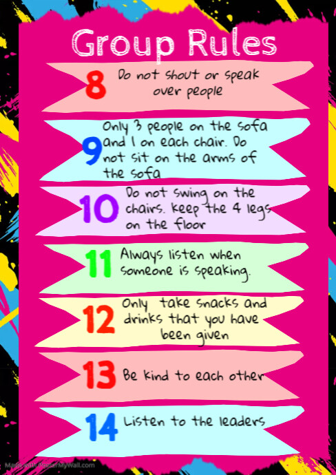 Classroom Rules Flyer | PosterMyWall