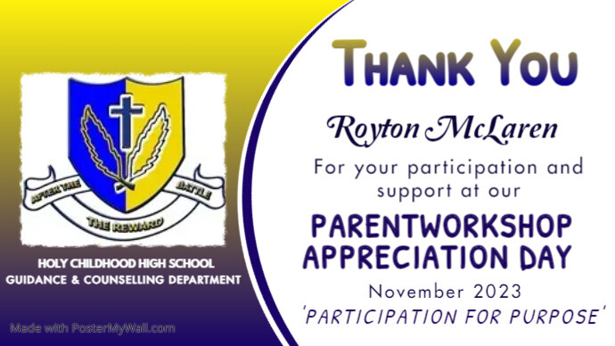 career Day Thank you | PosterMyWall