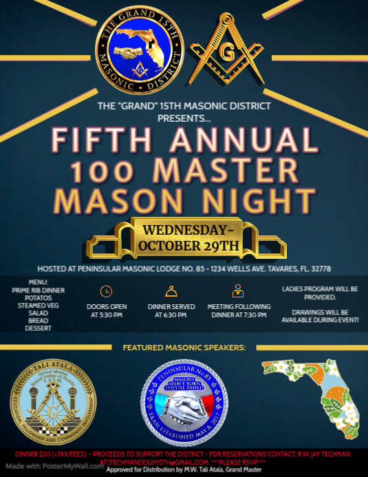 Copy of Masonic Organization from Darkness to Light F (1) | PosterMyWall