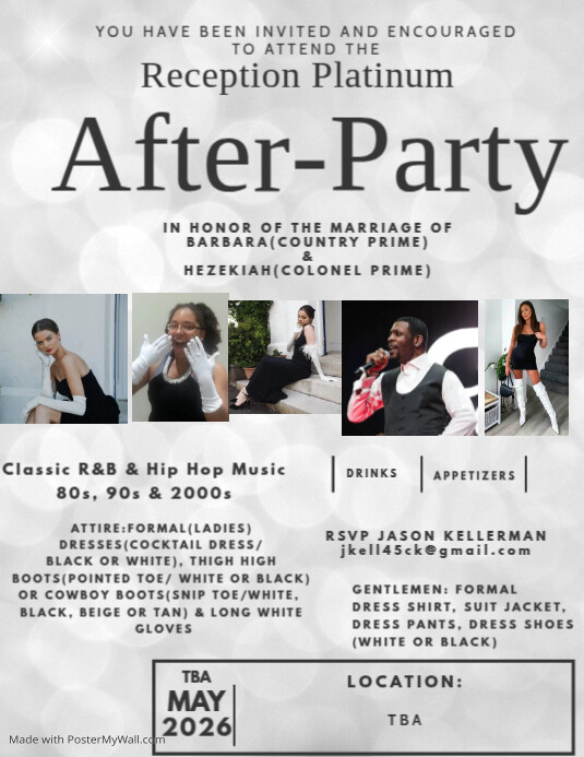 Copy of Platinum After Party | PosterMyWall