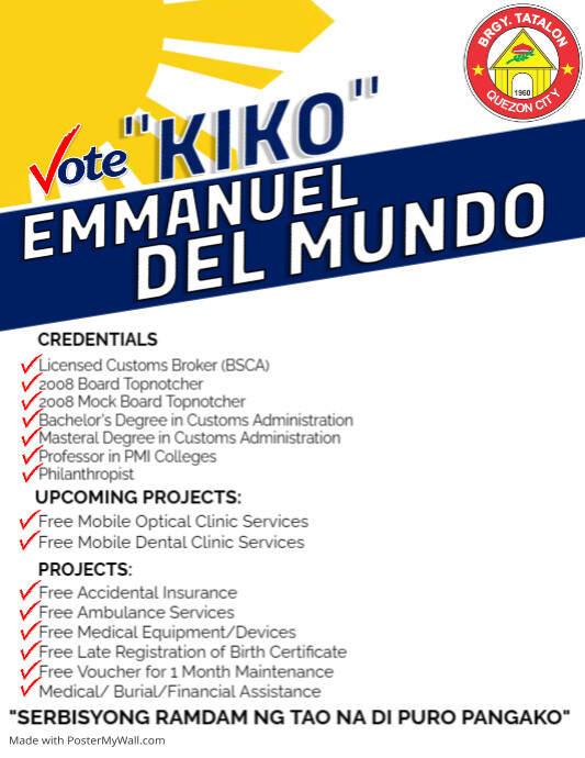 Election Tarpaulin Poster | PosterMyWall