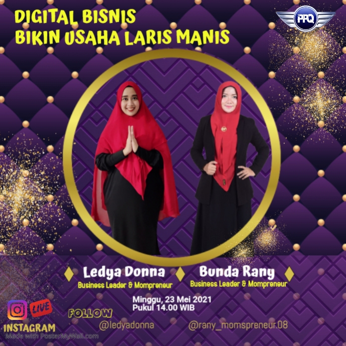 Poster IG live | PosterMyWall