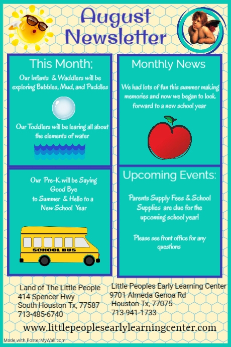 Newsletter, August newsletter | PosterMyWall