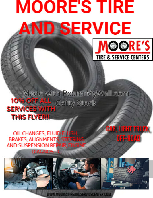 TIRE SHOP | PosterMyWall