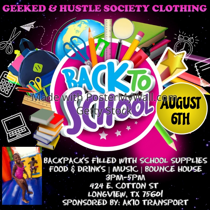 Copy of BACK TO SCHOOL (1) | PosterMyWall