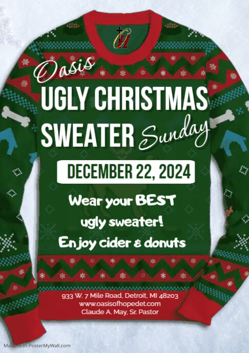 Christmas, ugly sweater | PosterMyWall