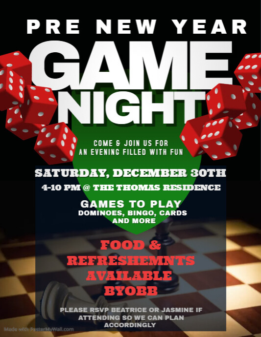 Game Night Flyer Templates | PosterMyWall