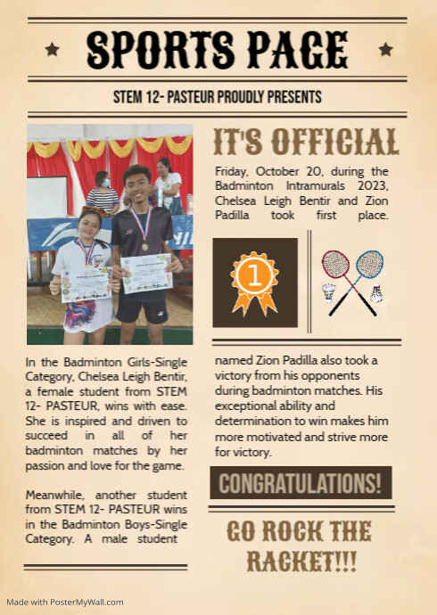 Vintage newspaper birthday theme invitation | PosterMyWall