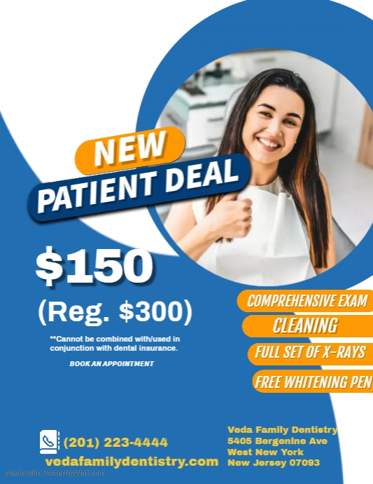 New Dentist Patient Deal - Flyer | PosterMyWall
