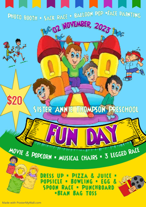 KIDS PARTY POSTER | PosterMyWall