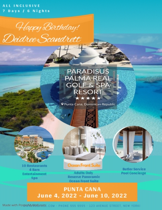 Copy of Copy of Travel Agency Vacation Offer Promotion Flyer Template ...