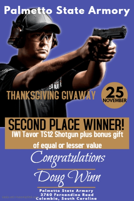 Copy of Copy of Copy of Firearms Safety Training Poster | PosterMyWall