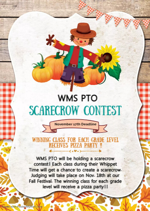 Copy of Scarecrow Contest | PosterMyWall