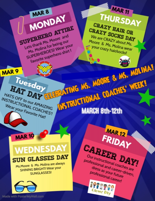 Copy of Instructional coach's week Flyer | PosterMyWall