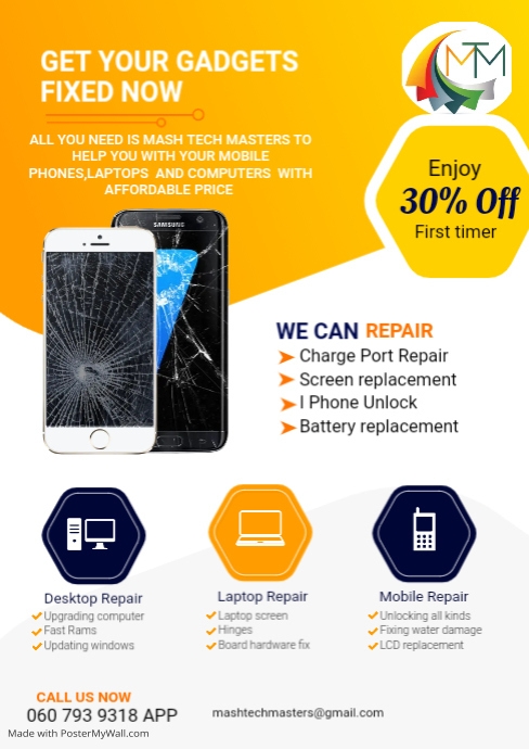 repair service flyer | PosterMyWall