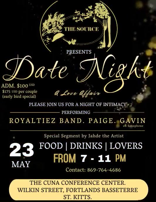 The Source "Date Night" Flyer | PosterMyWall