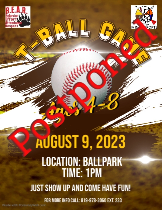 T-Ball Game 2023 | PosterMyWall
