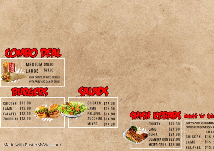 Copy of STORE MENU, SAVE EVERYTIME | PosterMyWall