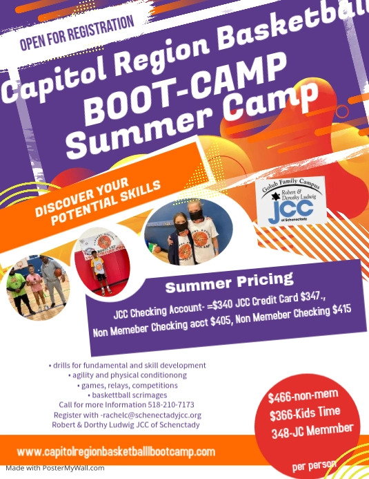 Copy of Basketball Schools out Camp Flyer Poster | PosterMyWall