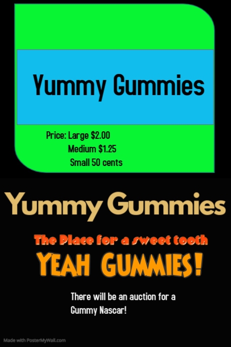 Copy of Copy of Gummy Bear Party Poster | PosterMyWall
