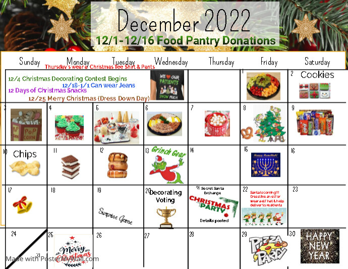 December 2022 Calendar | PosterMyWall