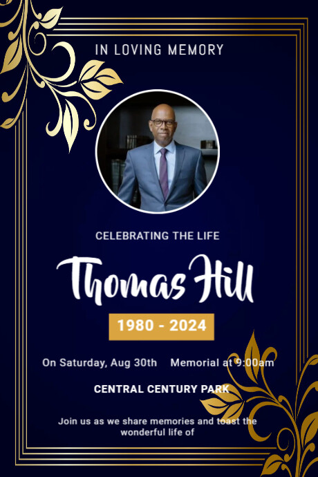 FUNERAL POSTERS | PosterMyWall