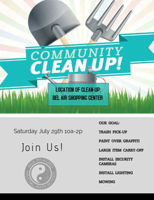 Copy of community clean up (2) | PosterMyWall