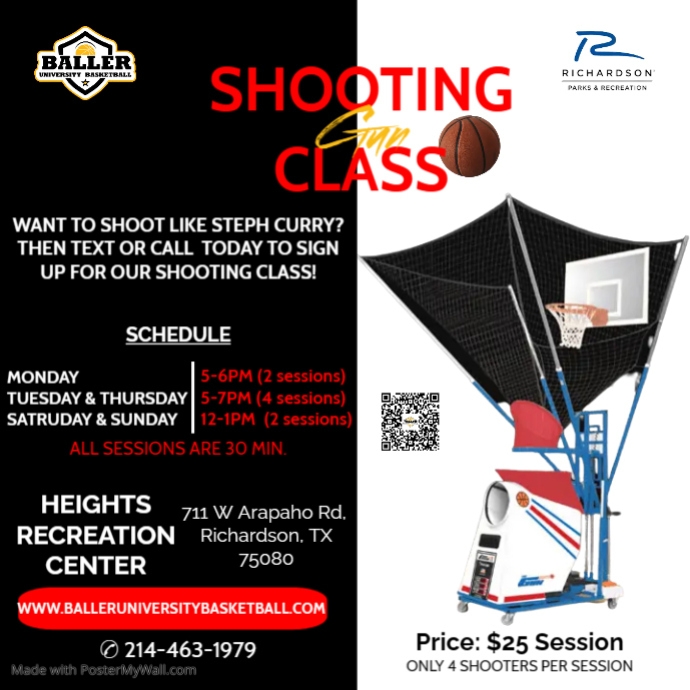 Shooting Gun social media | PosterMyWall